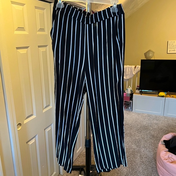 Divided | Pants & Jumpsuits | Womens Dress Pants Cropflood Black White ...